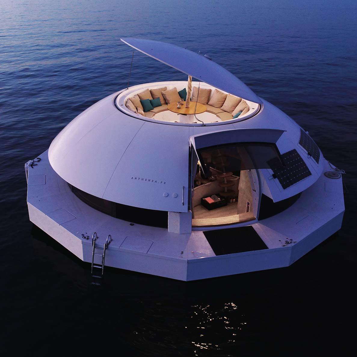 ANTHENEA – Eco Friendly Floating Capsule | Green Building