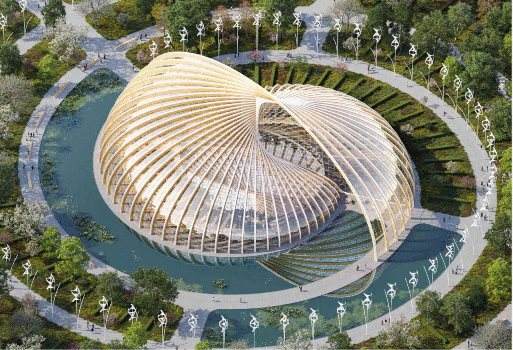 Taijitu: The Eco-Parametric Tai-Chi-Chuan Palace, Shenyang 2024, People ...